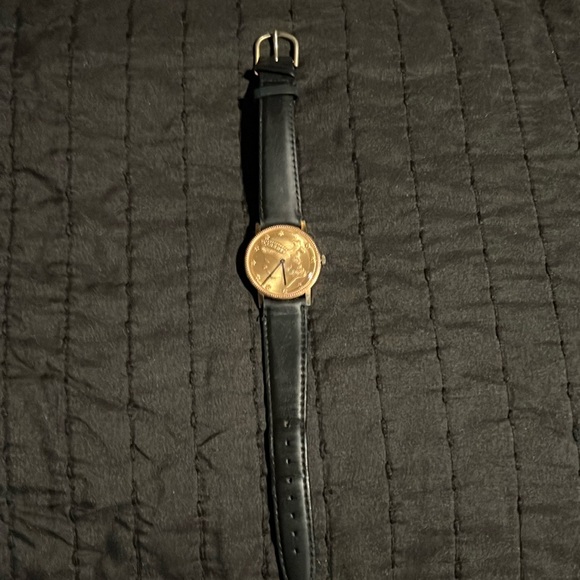 Pierre Jacquard | Accessories | Pierre Jacquard Mens Gold Liberty Coin ...